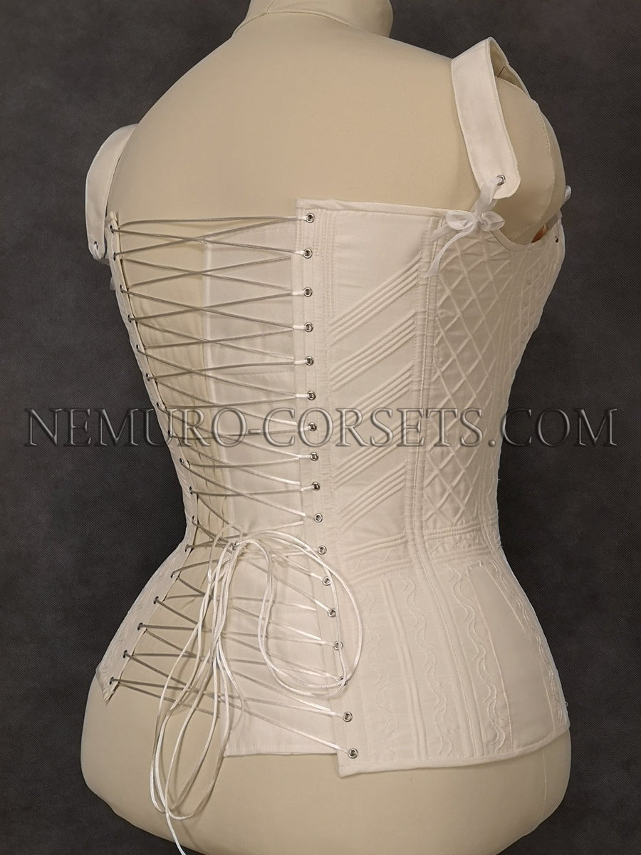 Deluxe corded Regency stays 1820s - Custom at Nemuro-Corsets.com ...